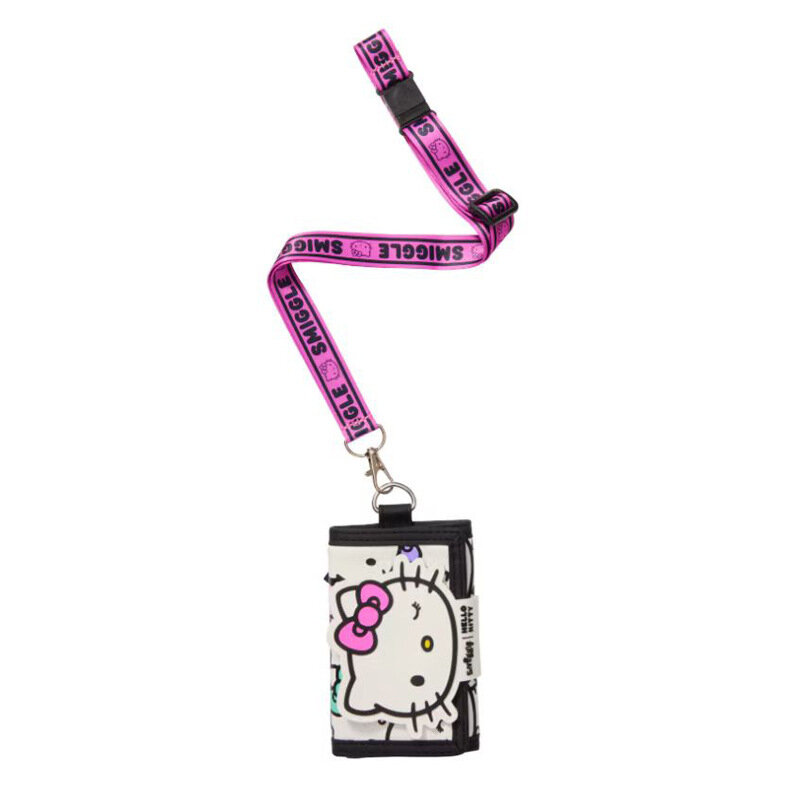 Кошелек Smiggle с кошачьим принтом, чисто-белый