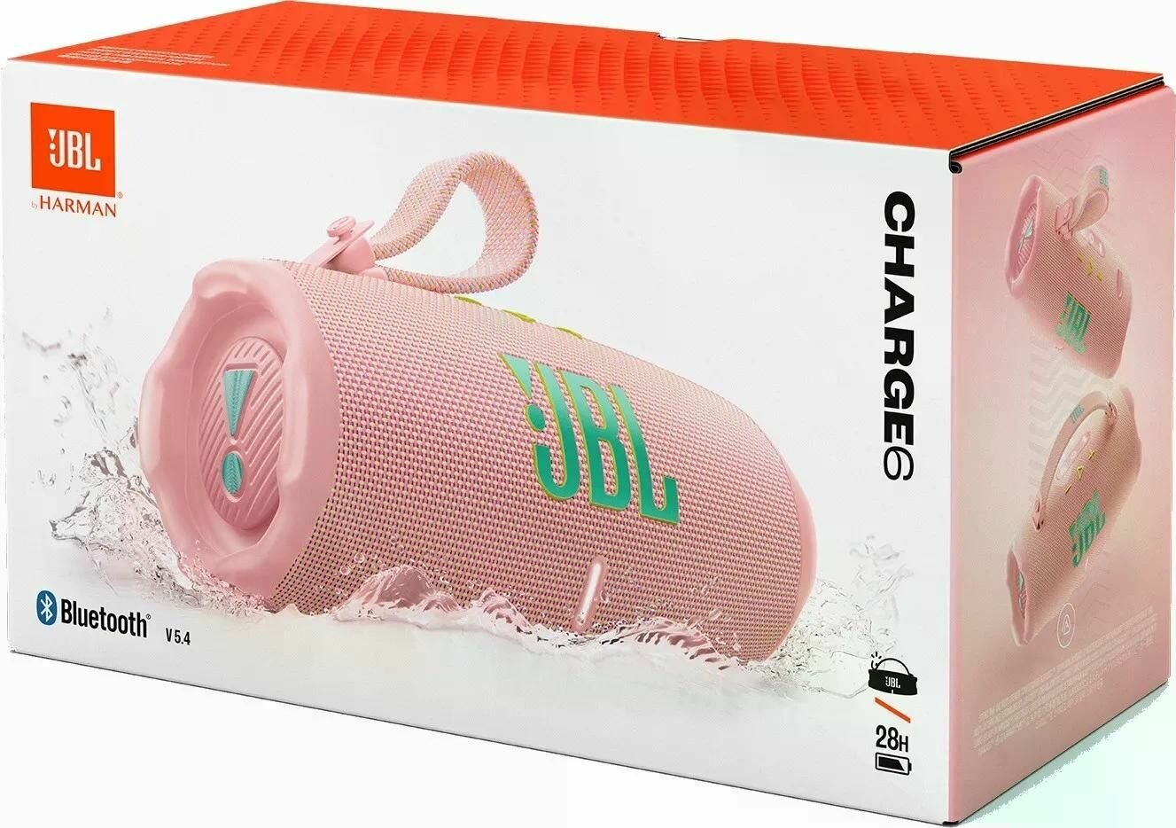 Активные колонки JBL JBL Charge 6 Pink