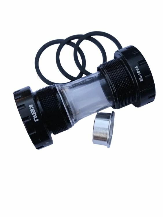 Каретка Kenli KL-101A с внешними подшипниками для Shimano и GXP (для Avid, Sram, Truvativ)