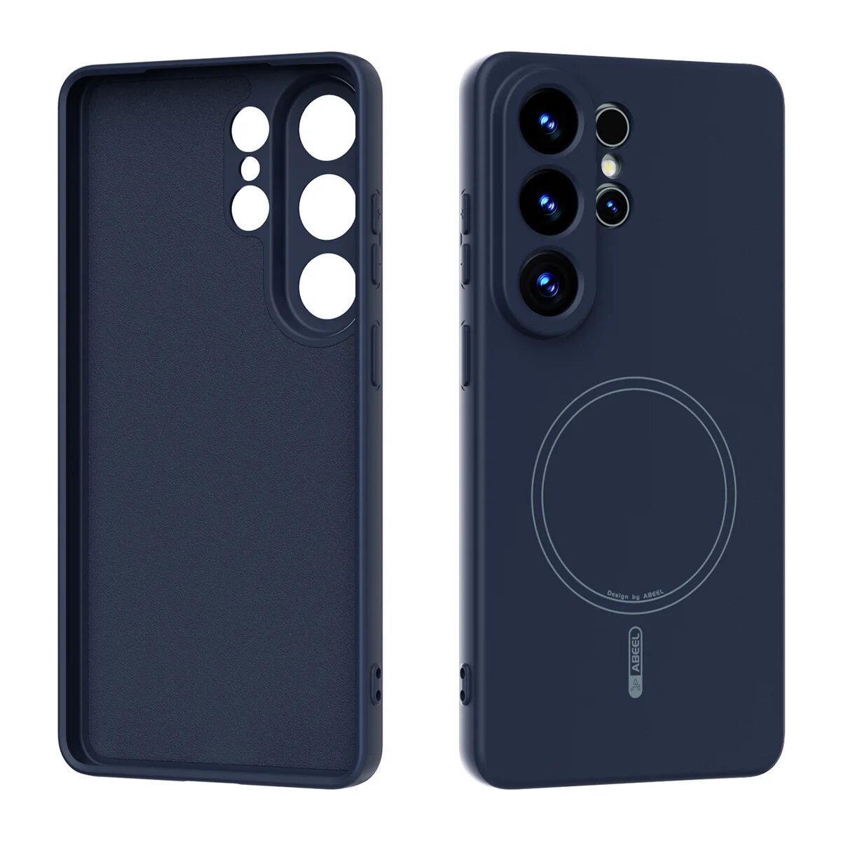 Жидкий силиконовый чехол для телефона Samsung Galaxy S26 Ultra Galaxy S25 Ultra, Синий, Dark Blue