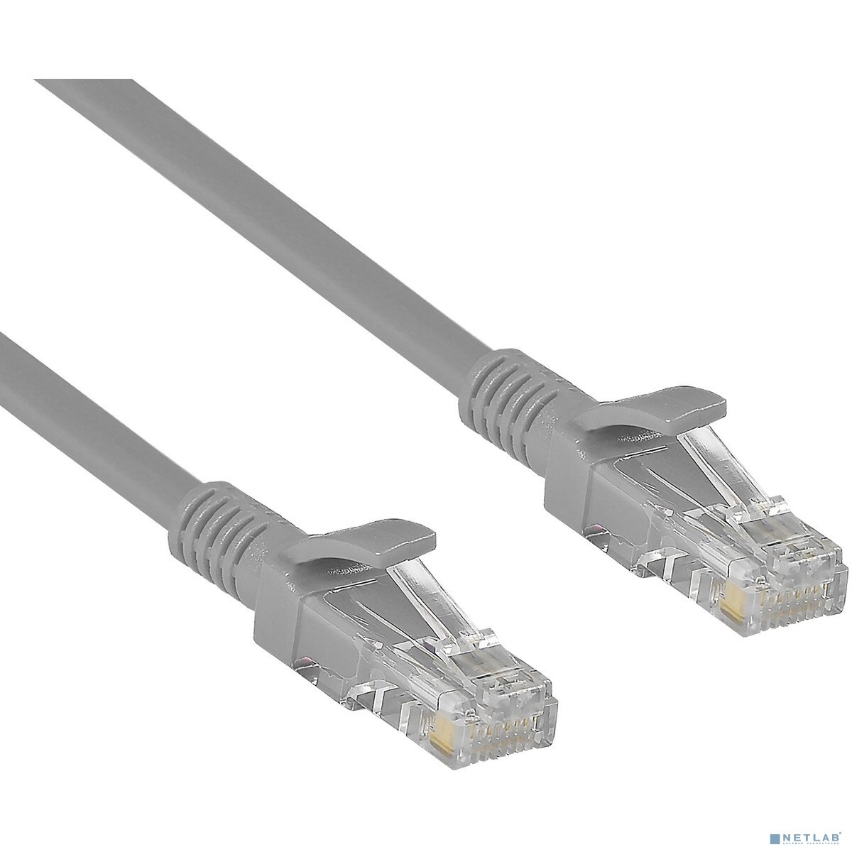 Exegate EX241492RUS Патч-корд UTP-RJ45-RJ45-5e-20M-GY, UTP, cat.5e, 20м, серый