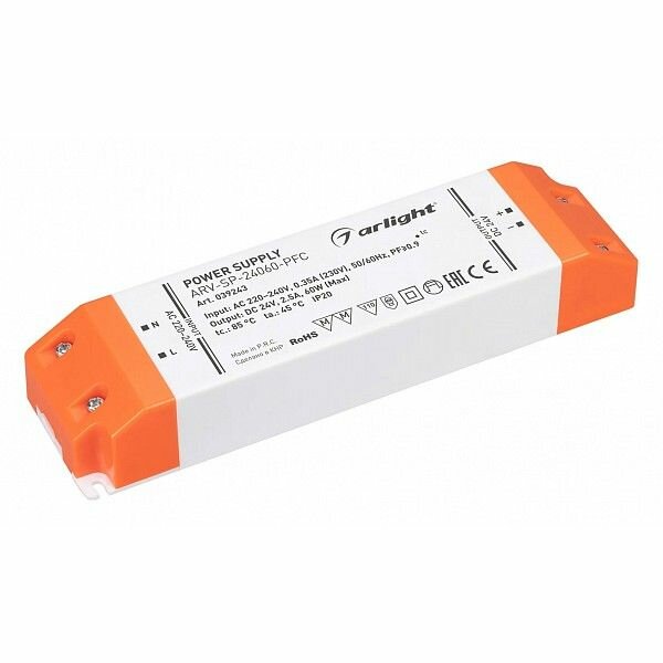 Блок питания ARV-SP 60Вт 24В 039243