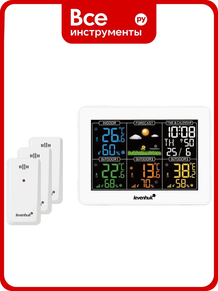 Метеостанция Levenhuk Wezzer PLUS LP60 78896