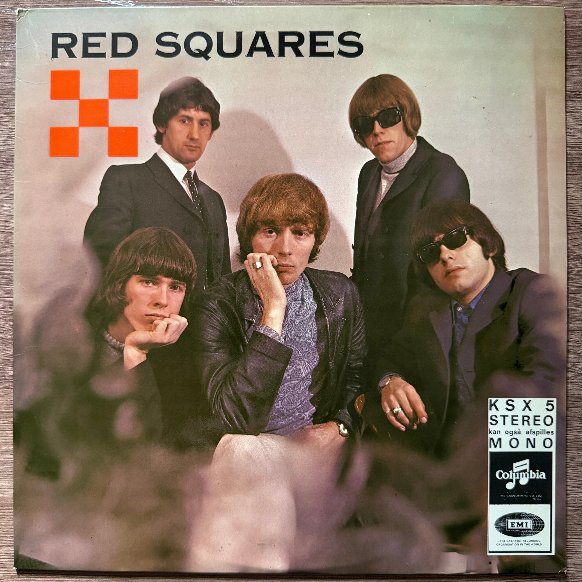 Виниловая пластинка Red Squares Red Squares (Дания 1966г.)