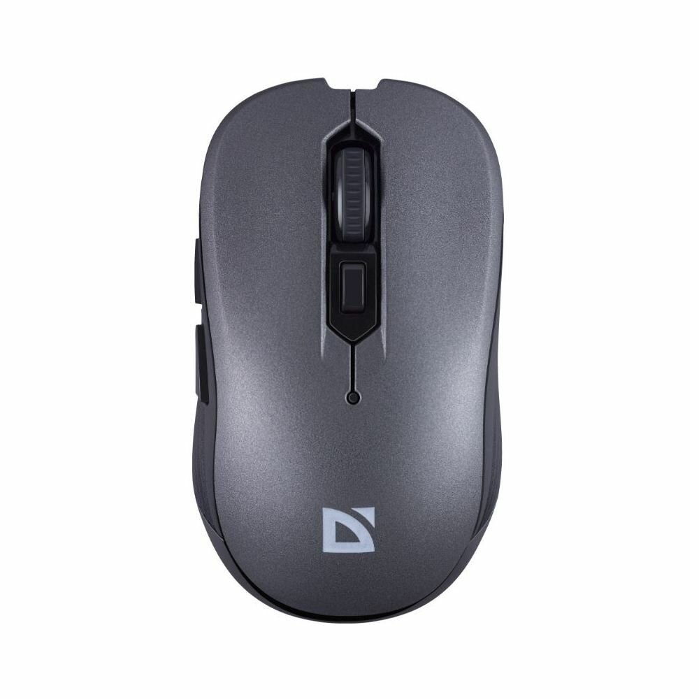 Мышь беспроводная DEFENDER Gassa MM-105 grey (USB, 1600dpi, 6but) (52104)