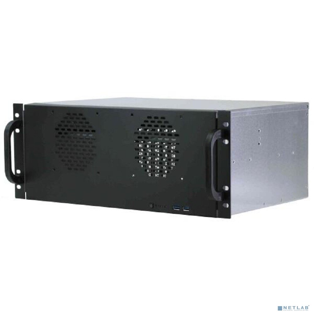 Procase 4U300-08 Корпус 4U server case,8HDD, черный, без блока питания PS/2 ATX, глубина 300мм, MB ATX 12"x9.6"
