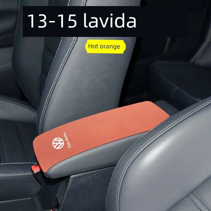 2013-2015 Volkswagen Lavida Чехол для рулевой колонки, защитный - Оранжевый