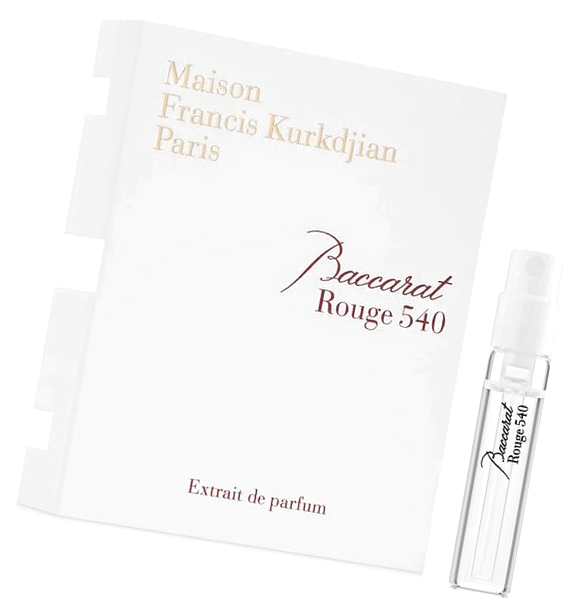 Баккара Руж 540 Экстракт миниатюра духов 2 мл для мужчин и женщин / Baccarat Rouge 540