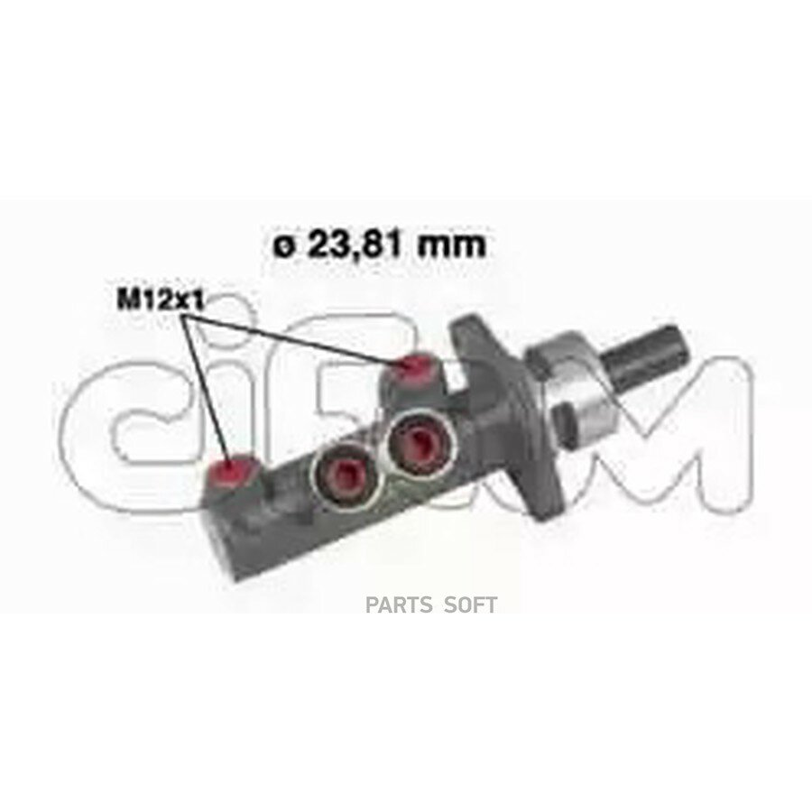 202-488_[4601K8] ! главн. торм. цил.\ Peugeot 406 1.8-3.0 V6 24V <04 от официального дистрибьютора, CIFAM, артикул 202488