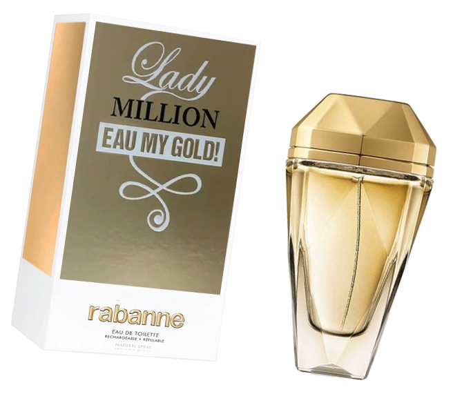 Женские духи Пако Рабан Леди Миллион О Май Голд 80 мл / Paco Rabanne Lady Million Eau My Gold