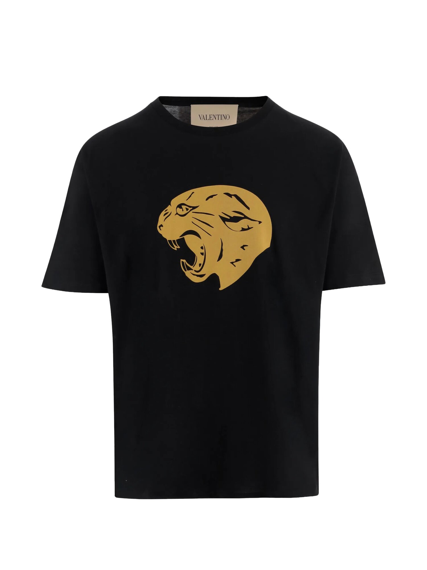 Брюки Valentino Panther-print cotton T-shirt
