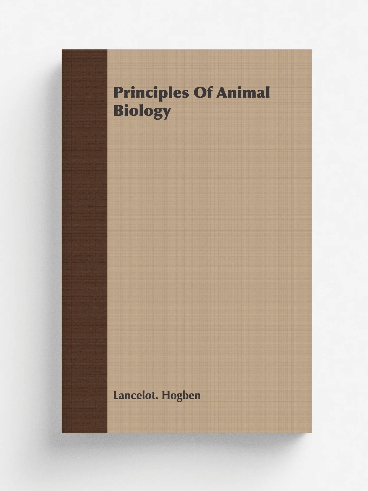Principles Of Animal Biology