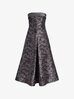 Платье Sequin-embellished strapless midi dress