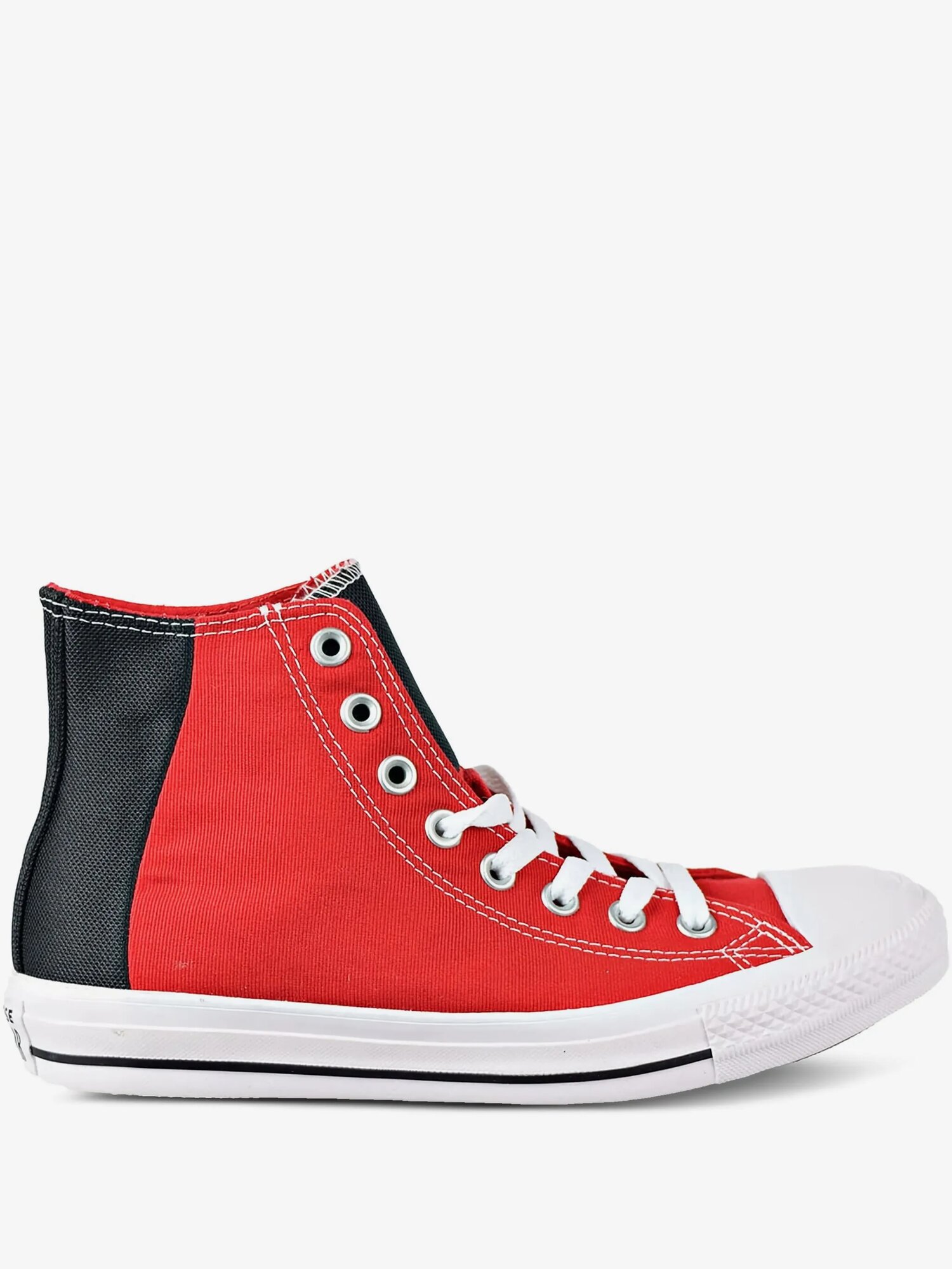 Кроссовки Chuck Taylor All Star Hi Colorblock Enamel Red/Black/White