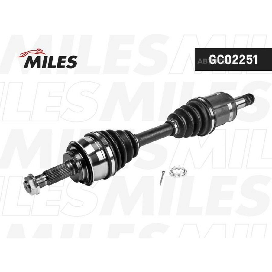 Привод в сборе TOYOTA LAND CRUISER PRADO 120/150 02- пер. прав. MILES GC02251