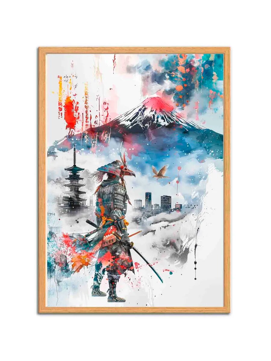 Курица-птица-самурай 3, Плакат 30x42см