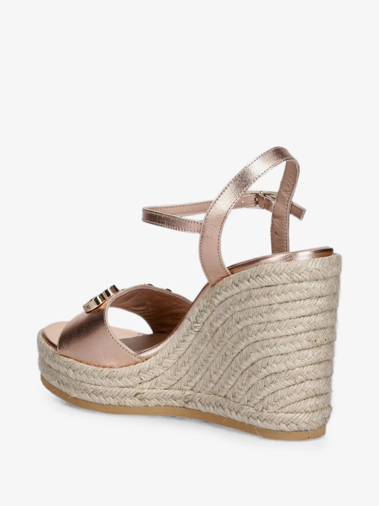Эспадрильи LOVE MOSCHINO Heart-plaque wedge espadrilles, размер 37 — фото 1