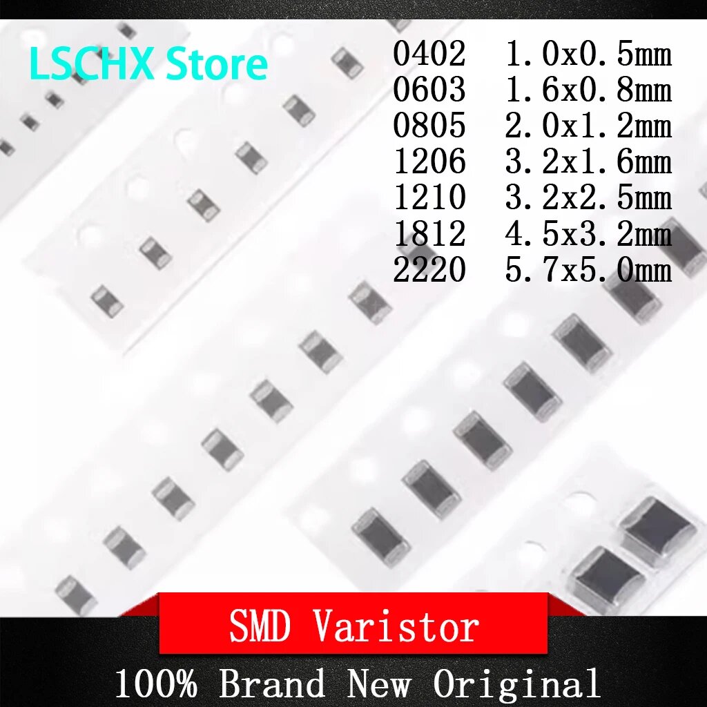 50 шт. SMD-варисторов 1206 для постоянного тока