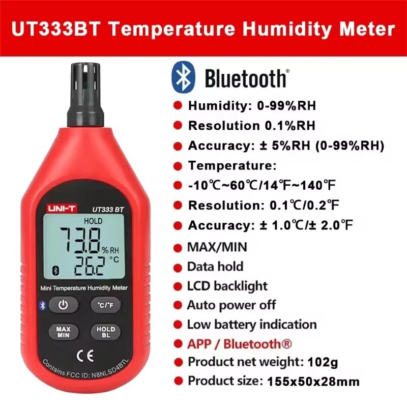 UNI-T UT333BT термогигрометр UT333BT