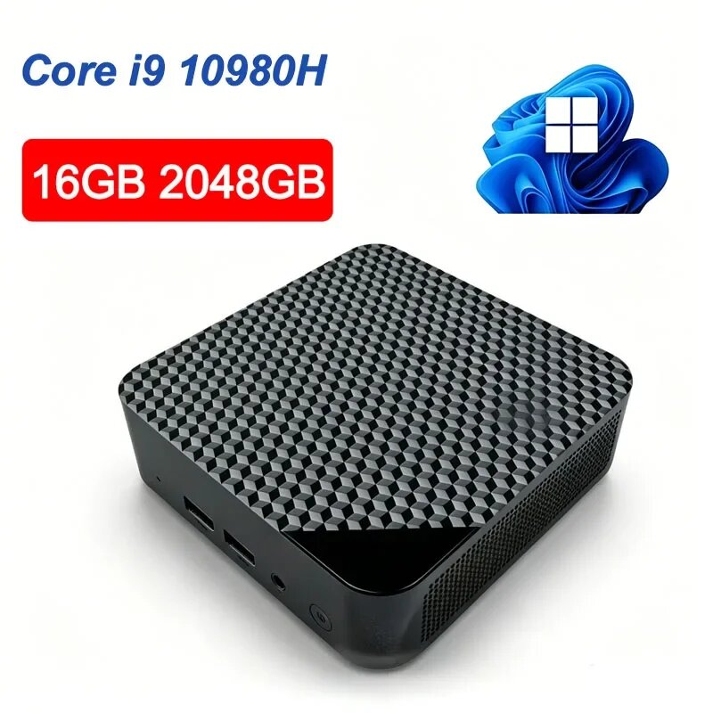 Мини-ПК Core I9 10980HK Compact Pro 16ГБ ОЗУ 16GB 2048GB