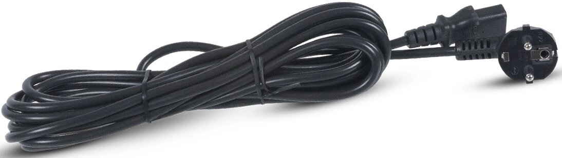 Шнур питания Cabeus PC-186-VDE-3M C13-Schuko проводник:3x0.75мм2 3м 220/250В 6А черный