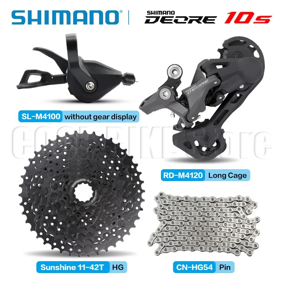 Shimano Deore M4100 10ск. Sunshine 11-42T