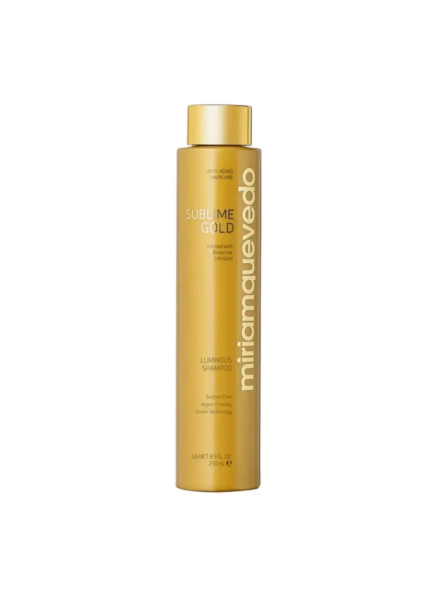 MIRIAMQUEVEDO Sublime Gold Luminous Shampoo Шампунь Испания 250 мл