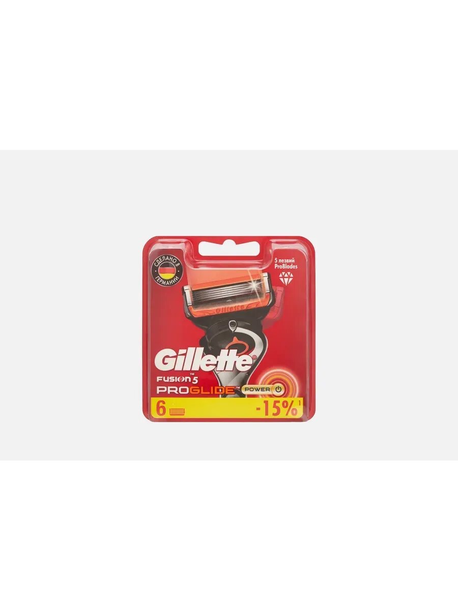 GILLETTE Fusion5 ProGlide Power Сменные кассеты для б