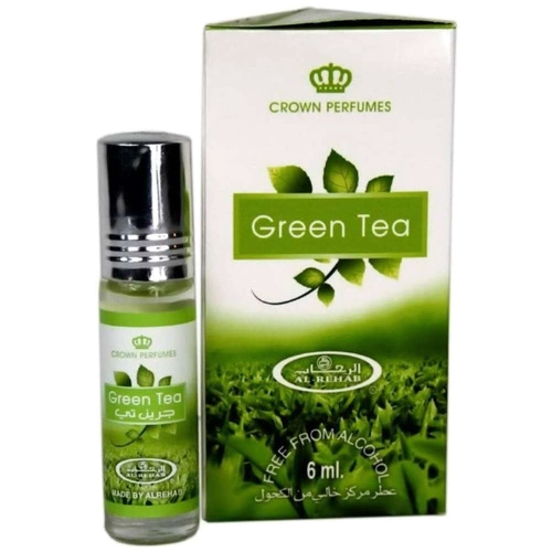 Al Rehab Green Tea масляные духи 6 мл роллер для женщин и мужчин - Зелёный Чай