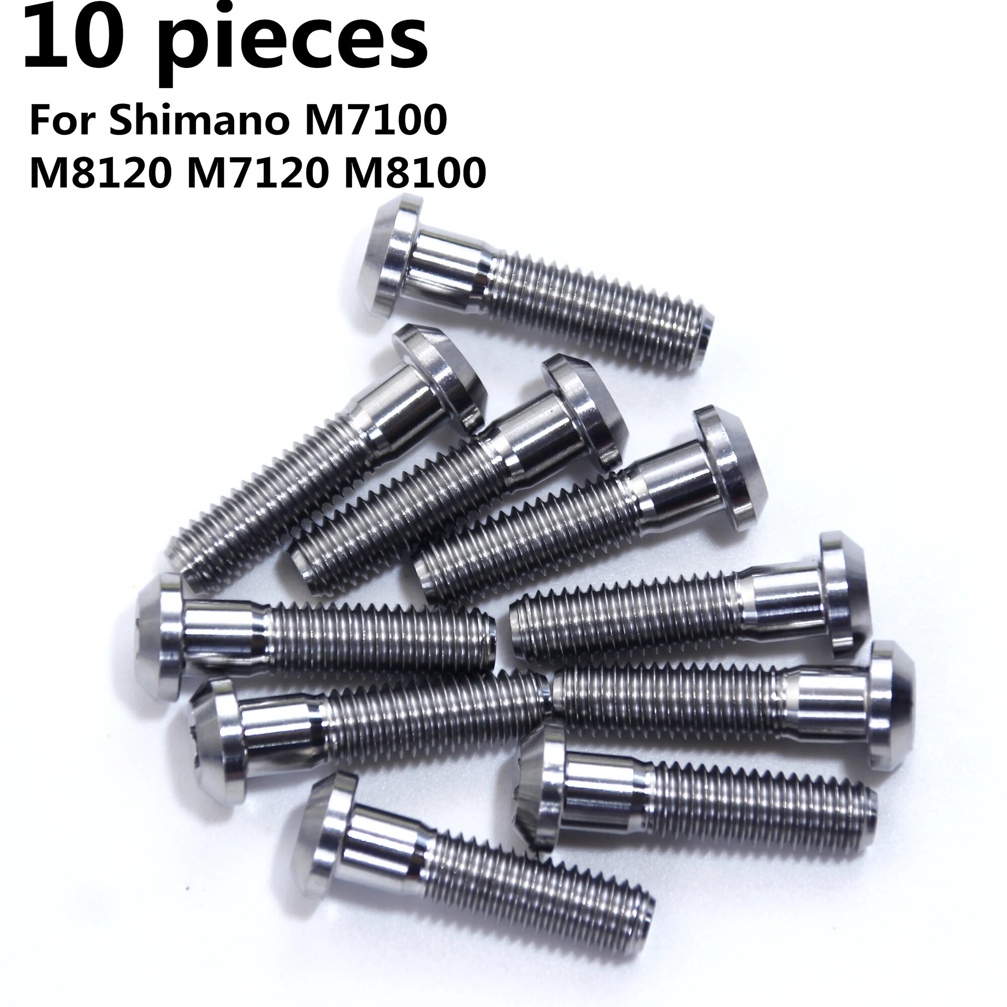 Титановые болты для Shimano M7100/M8100, серые, option 3