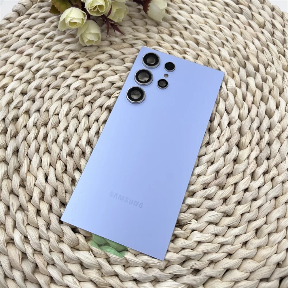 Задняя крышка Samsung Galaxy S23, голубая