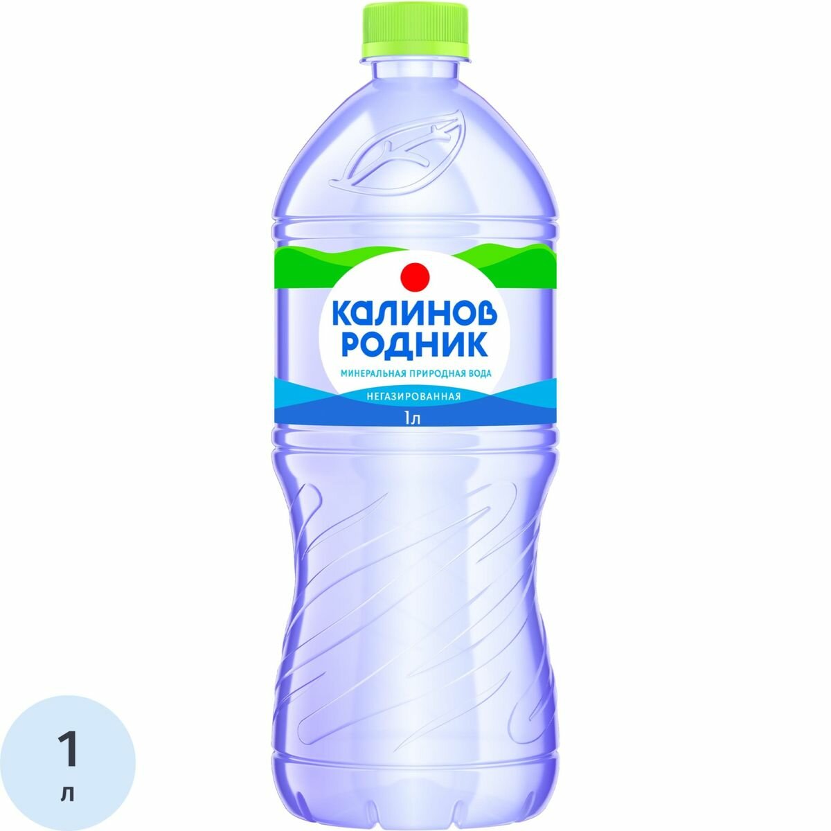 Вода минеральная Калинов Родник природ стол пит негазированная ПЭТ 1л (2504971), 6шт.