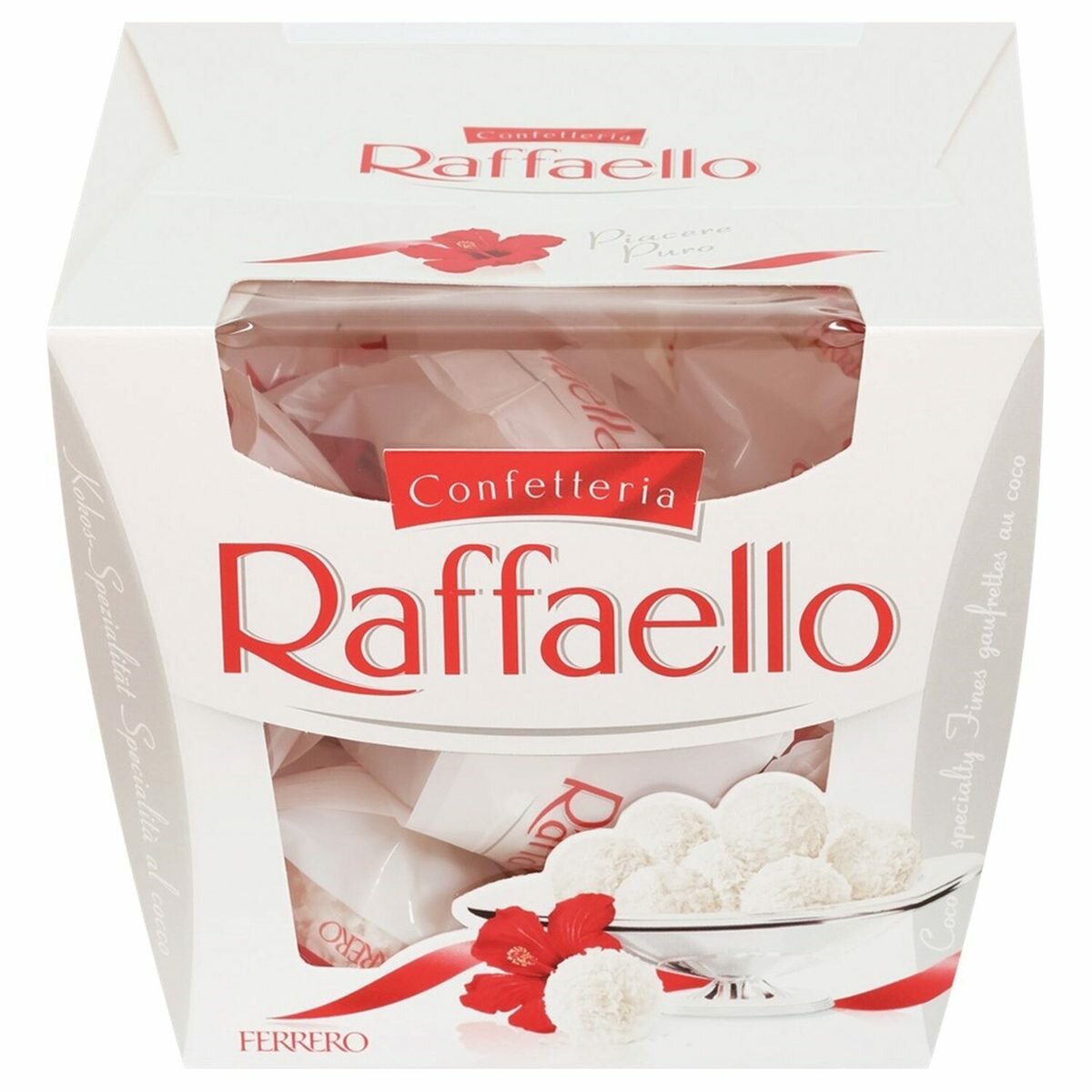 Конфеты RAFFAELLO, с миндальным орехом, 150г, подарочная упаковка, 77070983