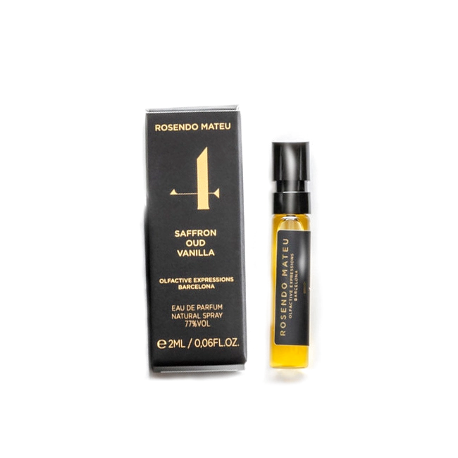 Аромат Rosendo Mateu No 4 Saffron Oud Vanilla 2 мл сэмпл унисекс / духи Розендо Матеу Шафран Уд Ваниль