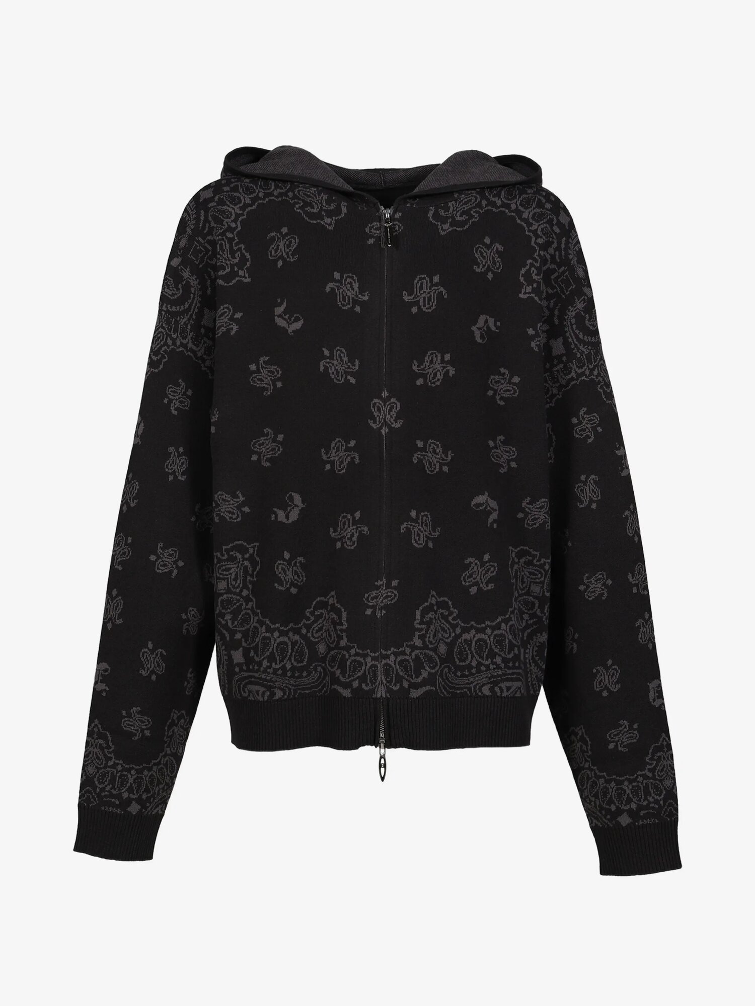 Худи JUN/NAKAYAMA Paisley-pattern zip-up hoodie
