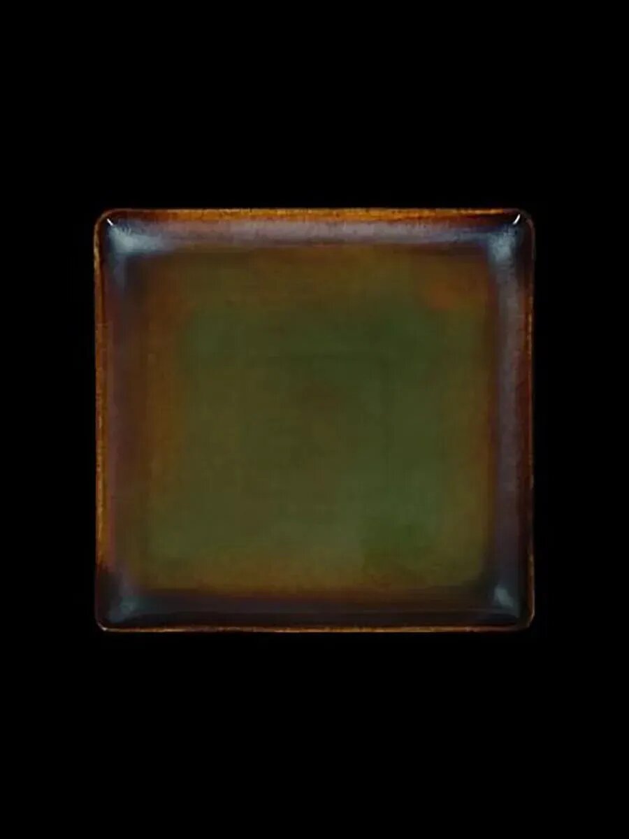 Тарелка десертная Corone Verde, фарфор, 23,2x23,2 см