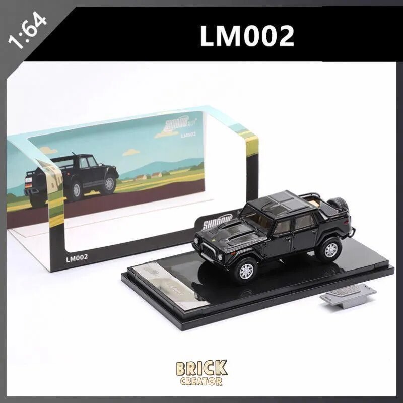 Миниатюрная модель автомобиля из литого металла Ламборгини LM002 модель автомобиля Игрушки 1:64 Lamborghini LM002