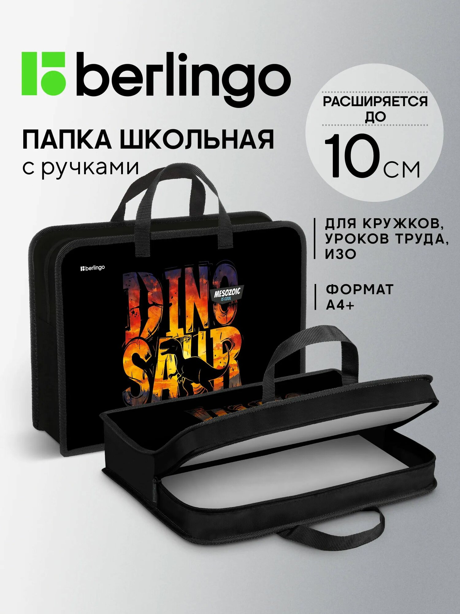 Папка-сумка школьная для мальчика А4 34х24,5х10 см Berlingo Где все? (Where Is Everyone?), с ручками, на молнии