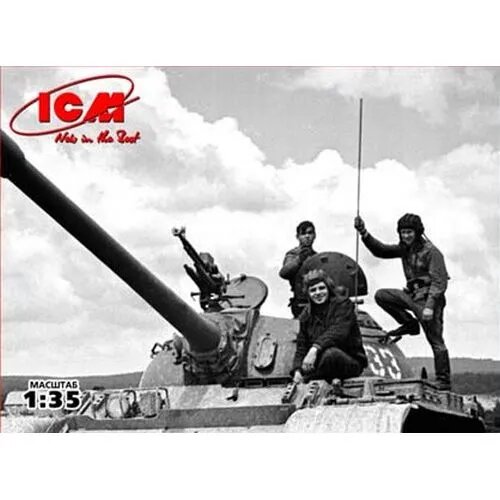 ICM 35601 Сборная модель Советский tankовый экипаж (1979-1988) масштаб 1:35