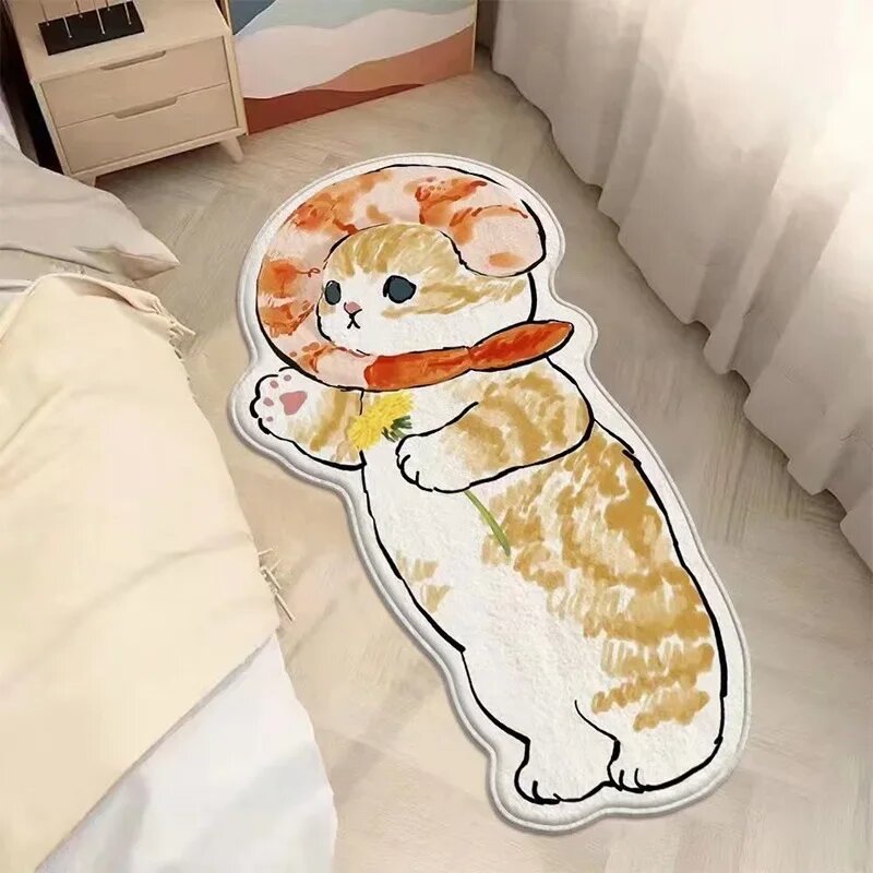 Декоративный ковёр DUOFEIYA Картон кот
