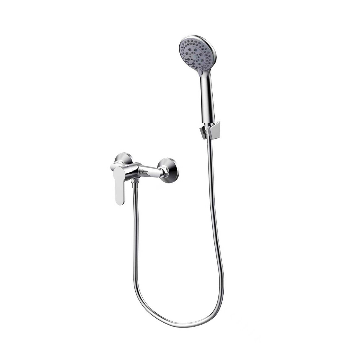 Смеситель Prohanss P64.20 для душа без излива, 5-ти режимная душевая лейка, цвет хром