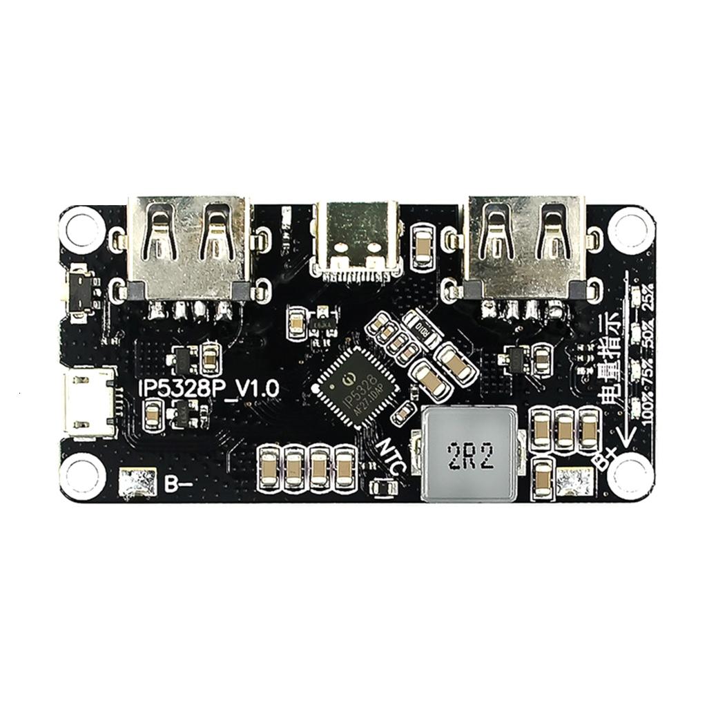 IP5328P Двунаправленная плата быстрой зарядки для пауэрбанка 3.7V 5V 9V 12V