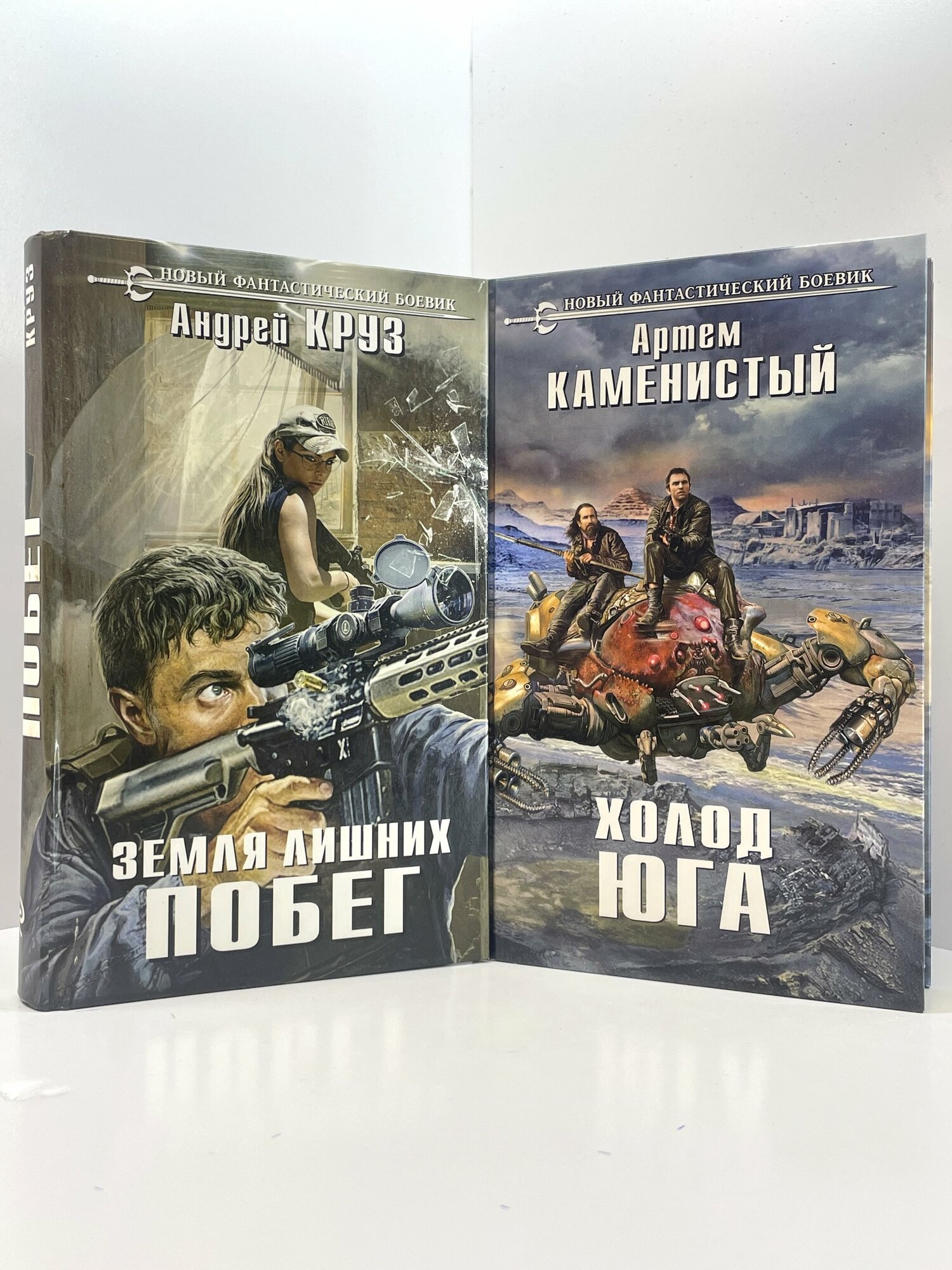 Земля лишних побег. Холод юга. А. Круз, А. Каменистый. Букинистические книги в отличном состоянии.