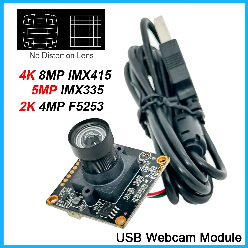 Веб-камера 5МП 4К, 2K USB Camera