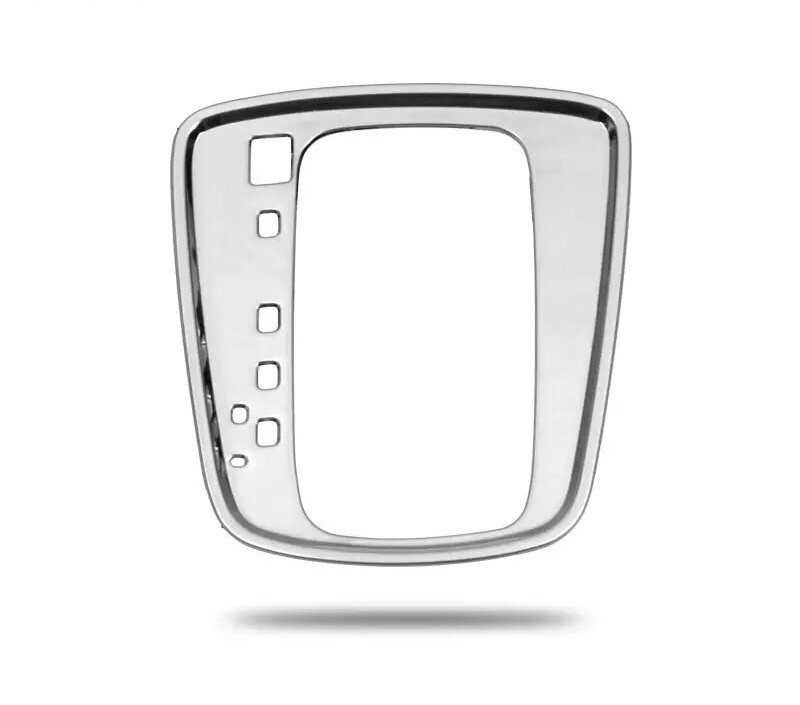 Накладка на АКПП Kia Rio / Киа Рио 2017-2019 г. в 4 silver
