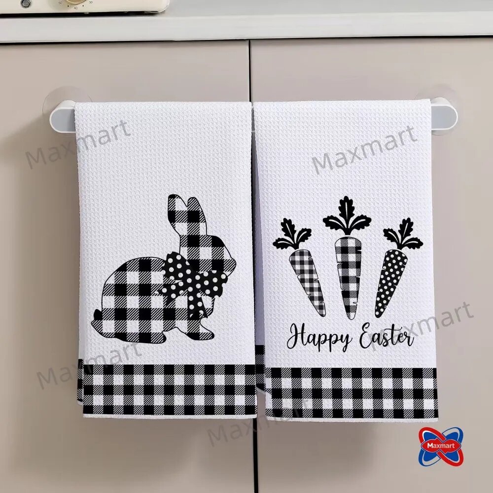 Набор кухонных полотенец Maxmart, Жаккардовая фактура, 40x60, 2 шт