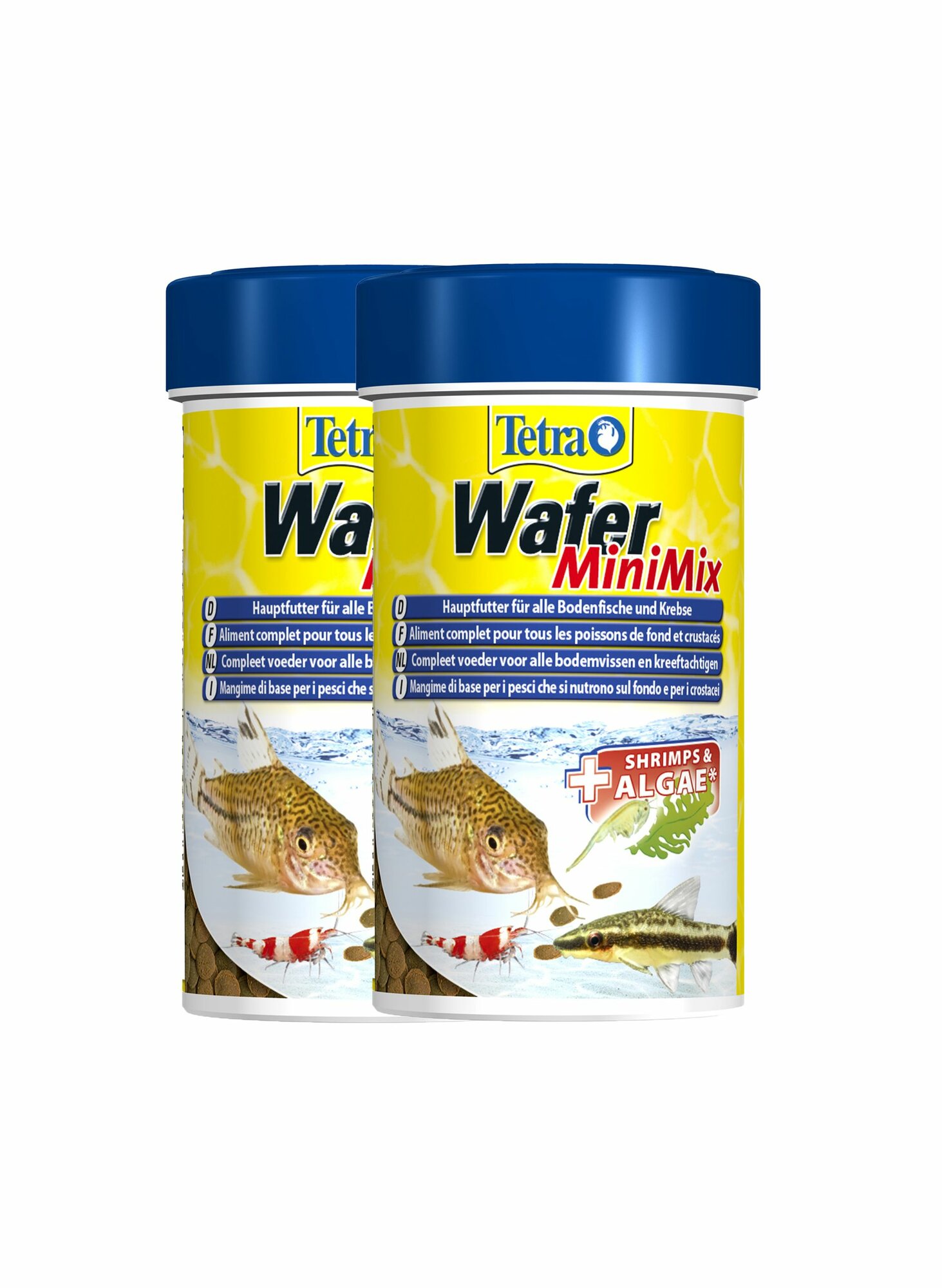 TetraWaferMix Mini корм в мини-чипсах для всех мелких донных рыб 100 мл x 2 шт.