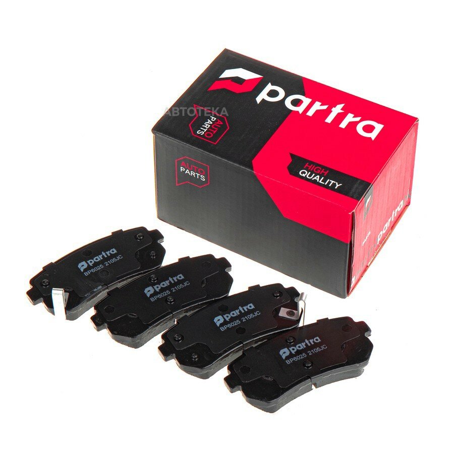 Колодки тормозные PARTRA BP6025