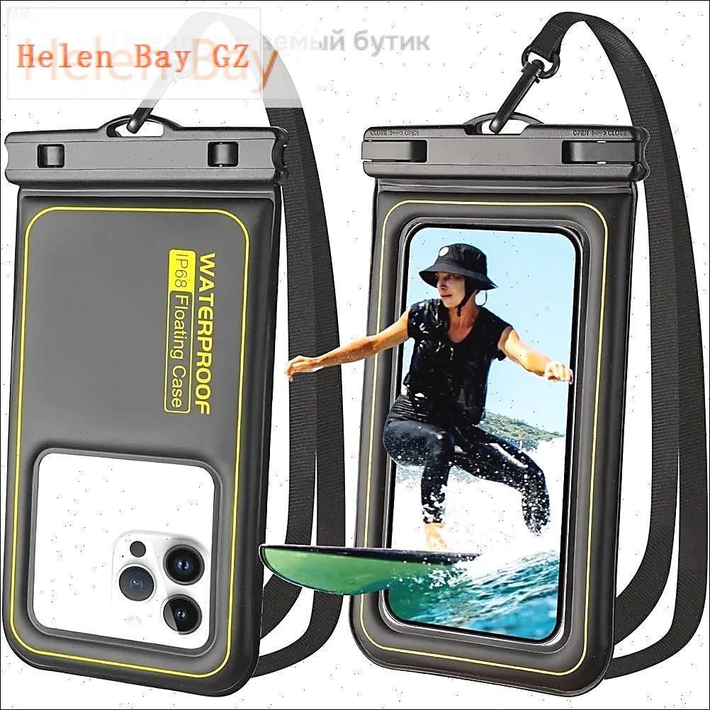 Набор из 2 водонепроницаемых чехлов для мобильных телефонов, ip68 floating waterproof case - это необходимость для iPhone1615 professional с максимальным трехзвездочным рейтингом S25 ultra-travel.