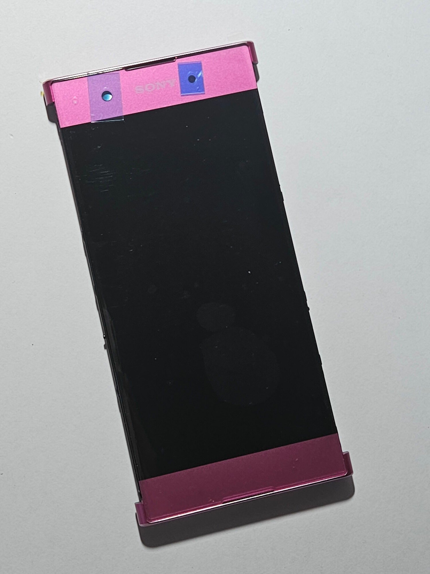Дисплей для Sony G3412 Xperia XA1 Plus (цвет - pink ) в сборе с тачскрином и передней панелью , парт номер 78PB6100020 оригинал